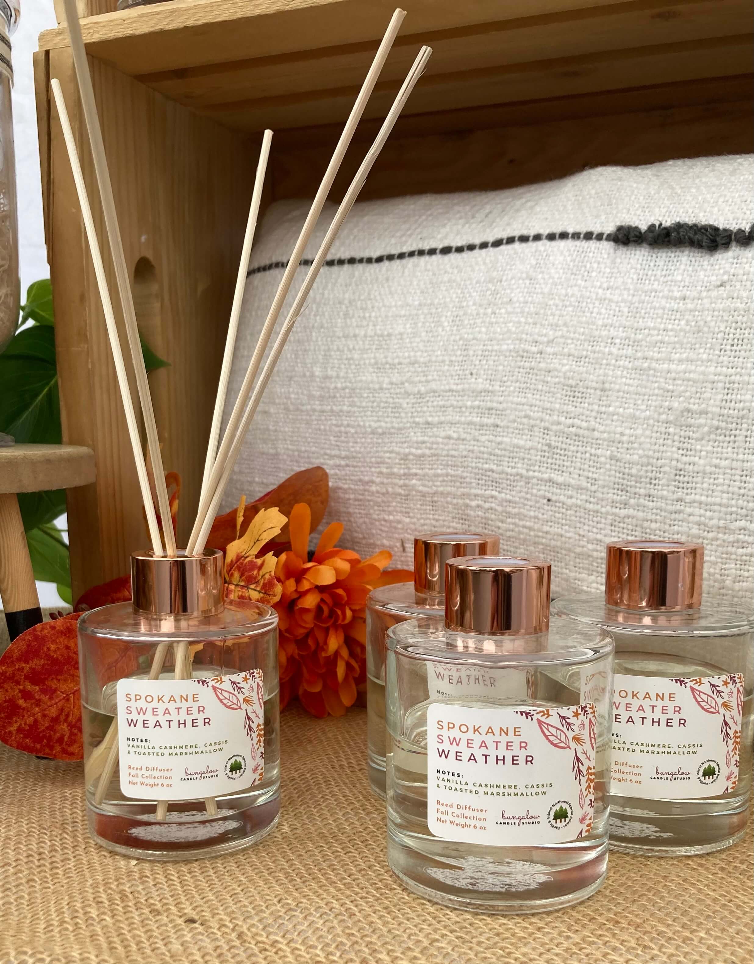 Spokane Sweater Weather | Reed Diffuser – Bungalow Candle Studio