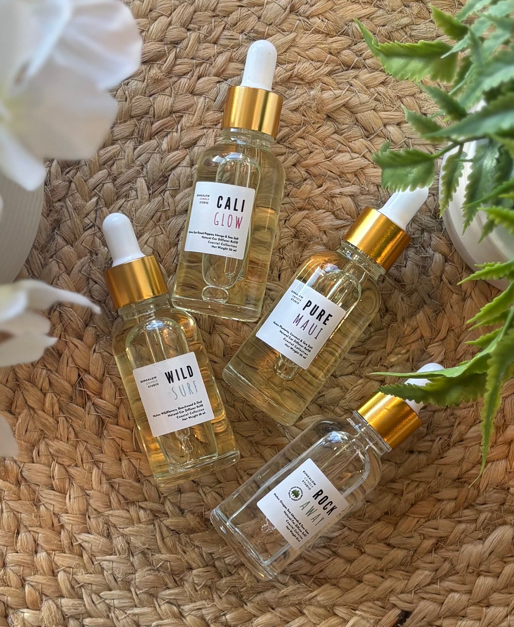 Car Diffuser | 30 ml Refills | Coastal Collection – Bungalow Candle Studio